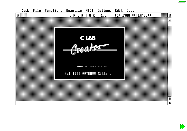 Creator v1.3 (1988)(C-Lab)[cr Ten Crew] - ROMs Atari ST - Atari ST ...